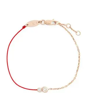 REDLINE Rose Gold And Diamond Infinite Bracelet Multi