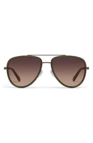 Quay All In Aviator Sunglasses - Olive/dark Fawn