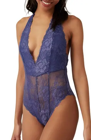 Free People Everyday Lace Bodysuit Marlin