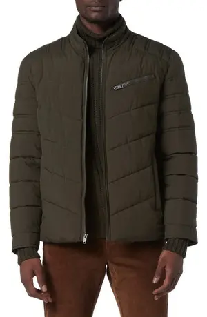 Andrew Marc Winslow Quilted Jacket - Juniper