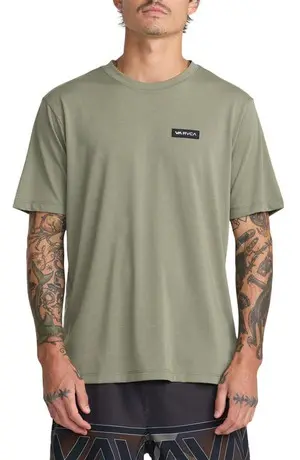 Rvca Icon Performance T-shirt - Army