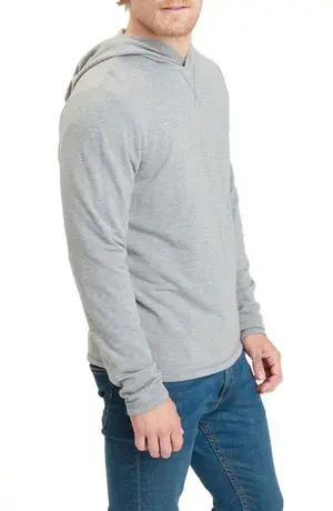 THREADS 4 THOUGHT Dex Featherweight Pullover Hoodie - Heather Grey