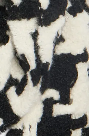 Acne Studios Houndstooth Check Alpaca Blend Scarf
