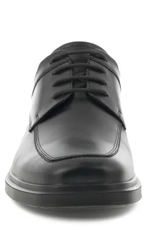 Ecco Leather Moc Toe Derby - Black