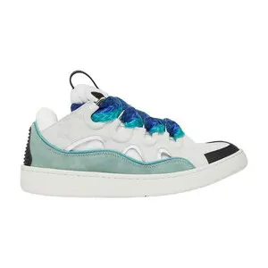 LANVIN Curb Sneakers White Green