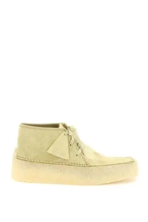 Clarks CLARKS Suede Leather Caravan Lace-up Shoes - Beige