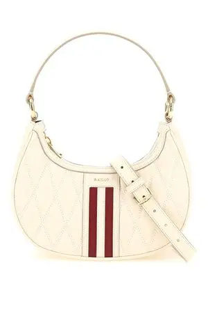 Bally BALLY LEATHER SHOULDER BAG - White