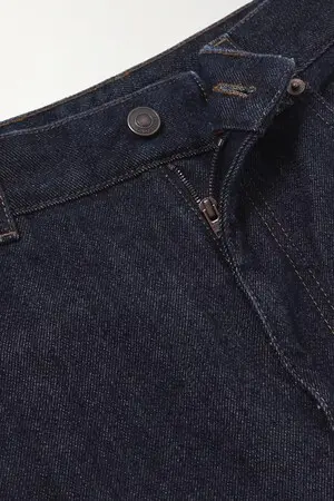 Loro Piana Cashmere-blend Denim High-rise Straight-leg Jeans