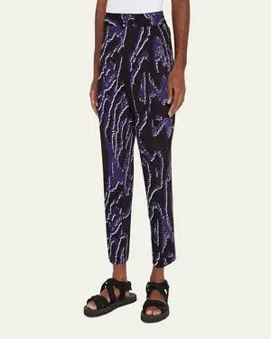 3.1 Phillip Lim Wood Grain Elastic-waist Pants