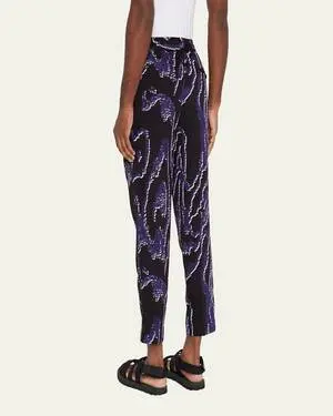 3.1 Phillip Lim Wood Grain Elastic-waist Pants