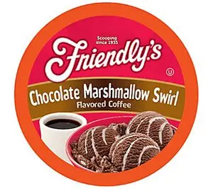 FRIENDLY'S 40-count Chocolate Marshmallow Flavo Red Coffee Pods - One-color