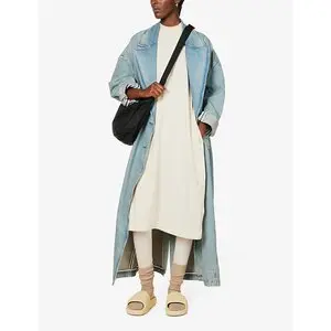 FOG X ESSENTIALS Essentials Logo-tab Cotton-jersey Midi Dress