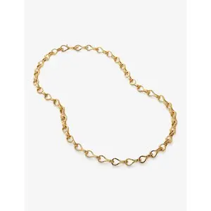 Monica Vinader Recycled Sterling Silver Infinity Link Necklace