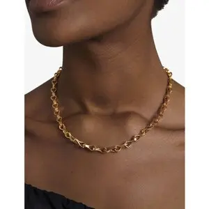 Monica Vinader Recycled Sterling Silver Infinity Link Necklace