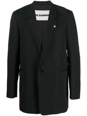 JIL SANDER Single-breasted Wool Blazer