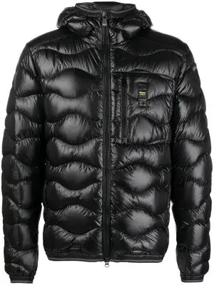 BLAUER. Ken Quilted Hooded Down Jacket - Black