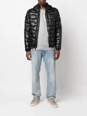 BLAUER. Ken Quilted Hooded Down Jacket