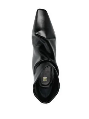 TOTEME 60mm Leather Ankle Boots