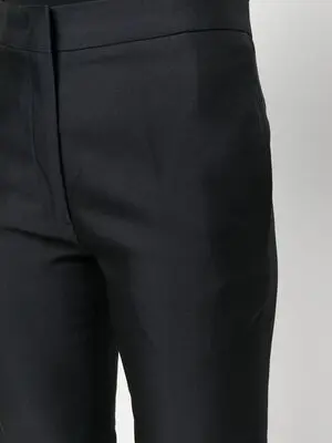 JIL SANDER High-waisted Flared Trousers - Blue
