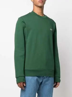 Lacoste Logo-appliqué Sweatshirt - Green