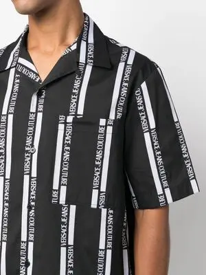 Versace Logo-print Short-sleeved Shirt