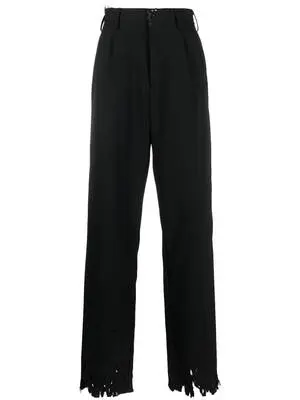 Marni Distressed Straight-leg Trousers