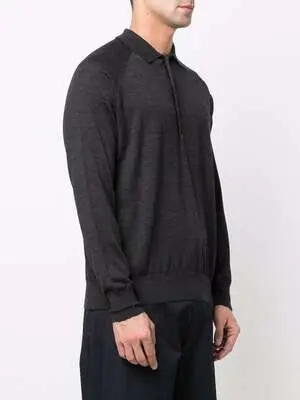 Nanushka Wool Long-sleeve Polo Shirt