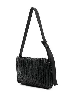 Nanushka Woven Shoulder Bag