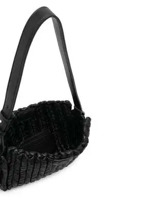 Nanushka Woven Shoulder Bag