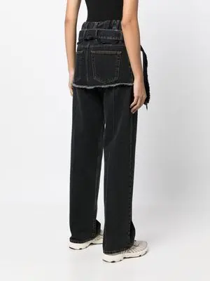 MERYLL ROGGE Disconnected Raw-cut Jeans