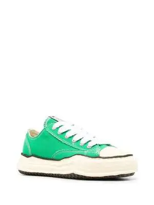 Mihara Yasuhiro Peterson Original Sole Cotton-canvas Trainers - Green