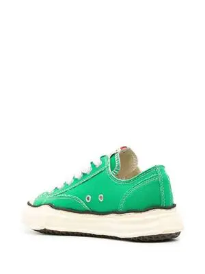 Mihara Yasuhiro Peterson Original Sole Cotton-canvas Trainers - Green