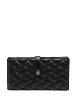 Kurt Geiger Quilted Leather Wallet - Black