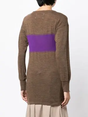 MAISON MARGIELA Panelled Round-neck Jumper