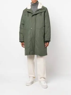 A.p.c. Hooded Mid-length Parka