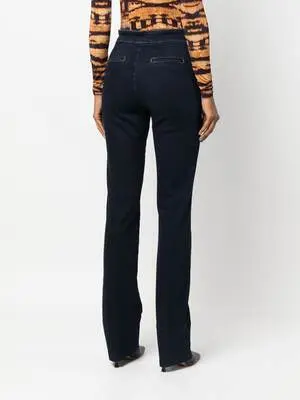 BLUGIRL Logo-buckle Bootcut Jeans