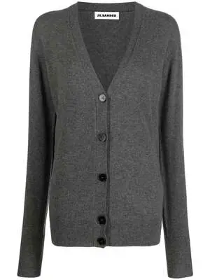 JIL SANDER Button-down Cashmere Cardigan