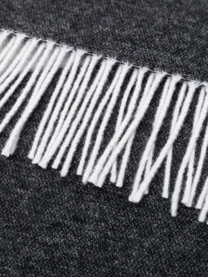 A.p.c. Logo-knit Scarf - Black