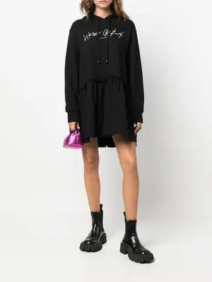 Viktor & Rolf Embroidered Logo Sweatshirt Dress