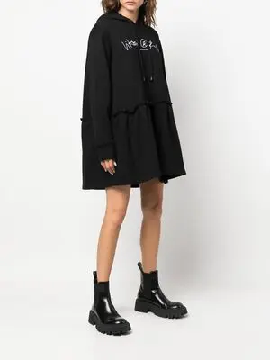 Viktor & Rolf Embroidered Logo Sweatshirt Dress