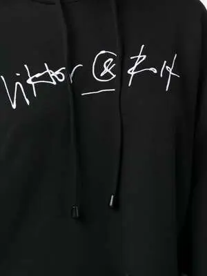 Viktor & Rolf Embroidered Logo Sweatshirt Dress