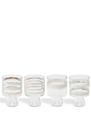 TOM DIXON Low Ball Glass Set - White