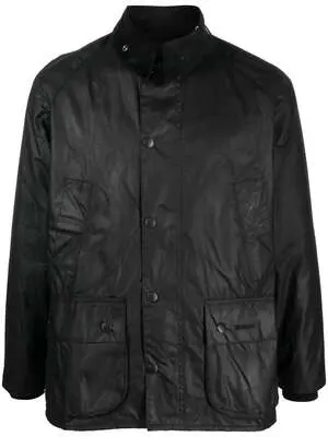 Barbour Bedale Waxed Cotton Jacket - Black