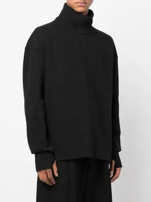 THOM KROM Graphic Print Crewneck Sweatshirt