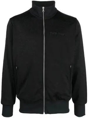 Palm Angels Logo-print Track Jacket - Black