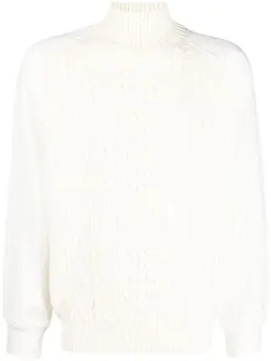 Neil Barrett Embroidered-logo Sleeve Knit Jumper