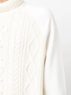 Neil Barrett Embroidered-logo Sleeve Knit Jumper