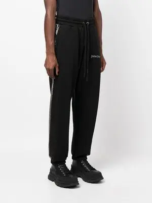 Palm Angels Logo-print Cotton Track Pants - Black
