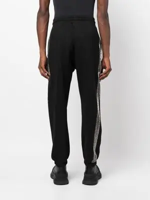 Palm Angels Logo-print Cotton Track Pants - Black