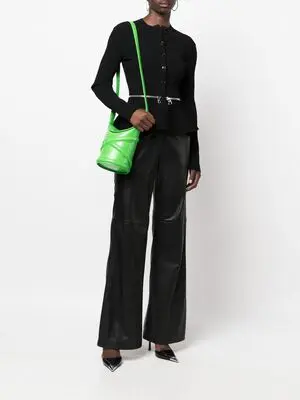 Alexander McQueen The Curve Bucket Bag - Green